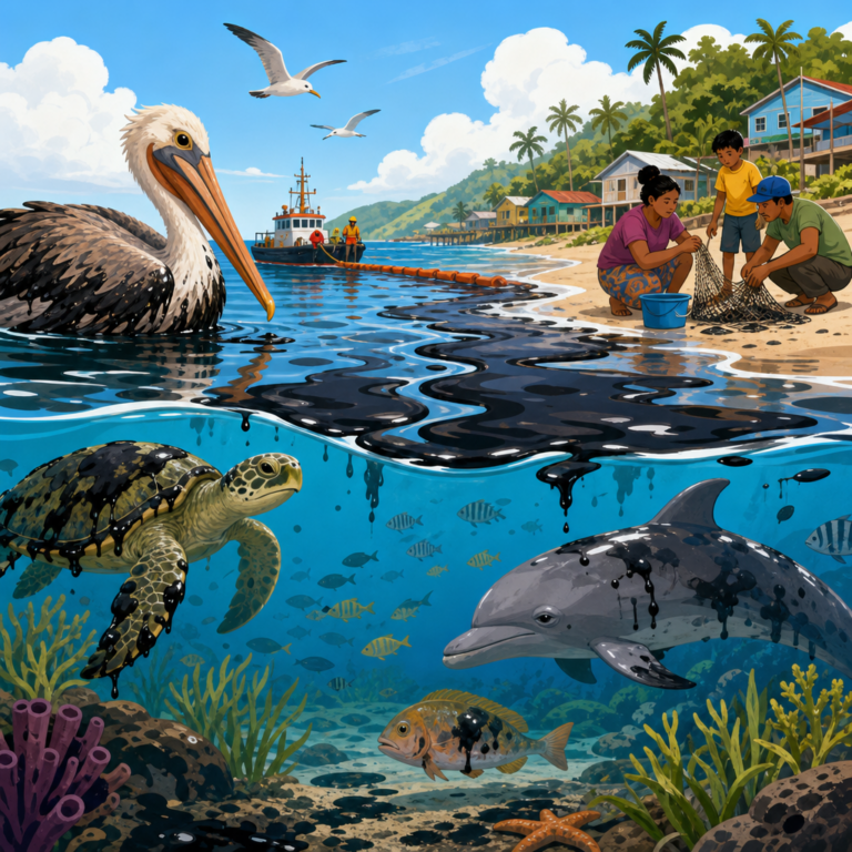Oil Spills: Effects on Marine Life and Coastal Towns